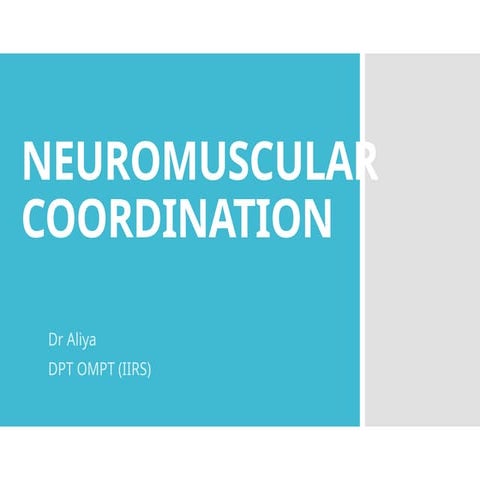 Neuromuscular coordination (DPT) kinesiology II.pptx