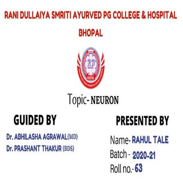 neuron .pdf | Brain and Nervous System Disorders | Diseases and Conditions