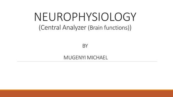 Physiology of equilibrium & balance | PPT | Brain and Nervous System ...
