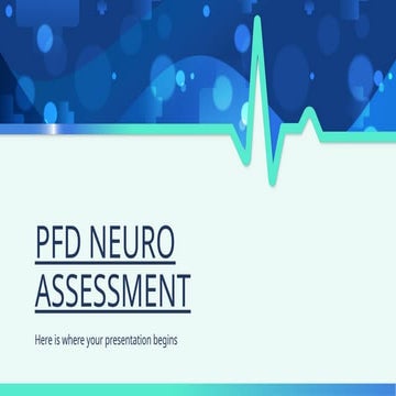 Physical and functional diagnosis Neuro Demo Case Assessment | PPTX