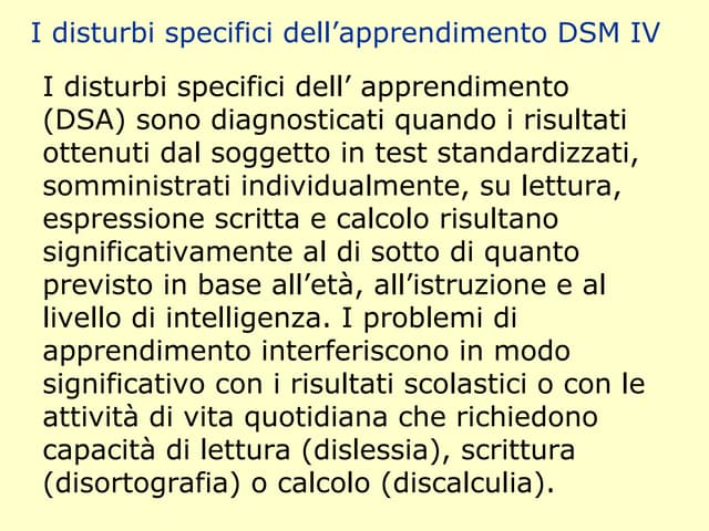 Dislessia e dsa: quadri clinici e modelli teorici | PPS