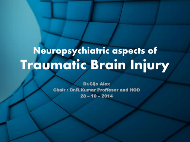 The neurobiology of dementia | PPTX