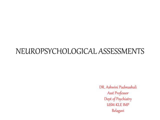 PGI MEMORY SCALE.(PSYCHOLOGY) | PPTX
