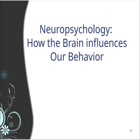 Neuropsychology Power Point Presentation | PPTX | Brain and Nervous ...