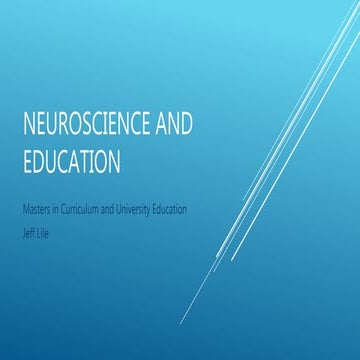Neuroscience and education | PPTX | Brain and Nervous System Disorders ...