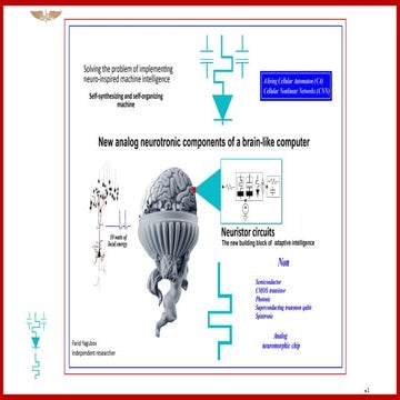 Neuroscience approach to build biologically plausible neuromorphic ...