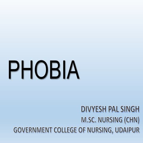 PHOBIA | PPT