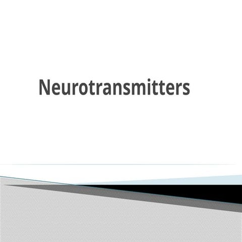 Neurotransmitters definition and function | PPT