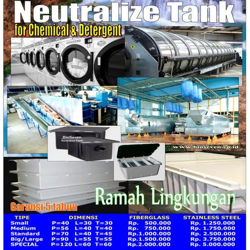 Neutralize tank for laundry | PDF