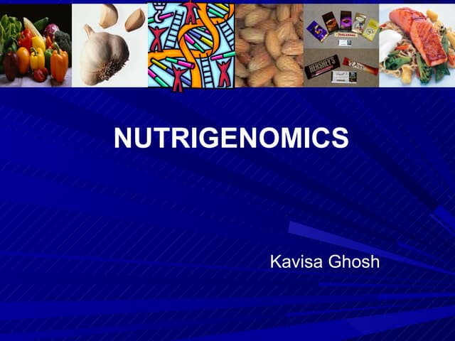 Nutrigenomics | PPTX