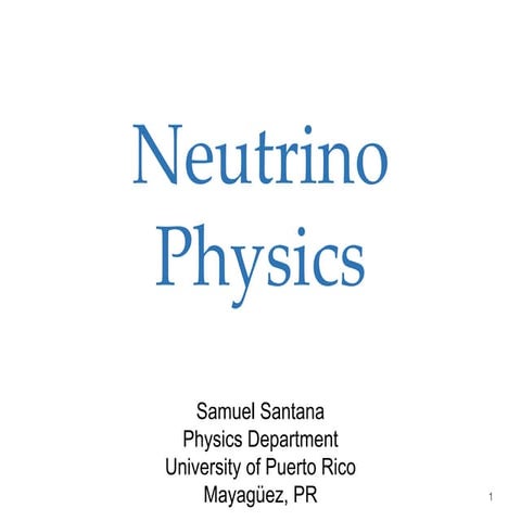 Neutrinos - Presentations 4.0.pptx