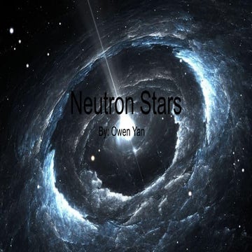 Neutron_Stars presentation Neutron_Stars presentation | PPT