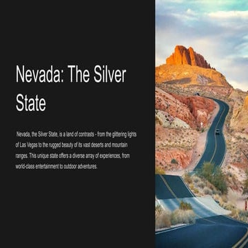 Nevada Presentation for See the USA | PPTX