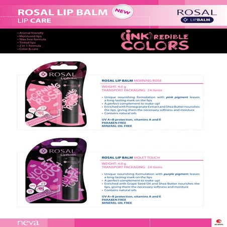 Neva product portfolio 2016 | PDF