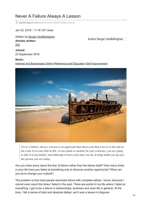 Why making mistakes is important in life | PPT