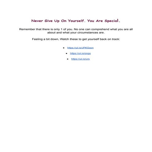 Never ever give up | PDF