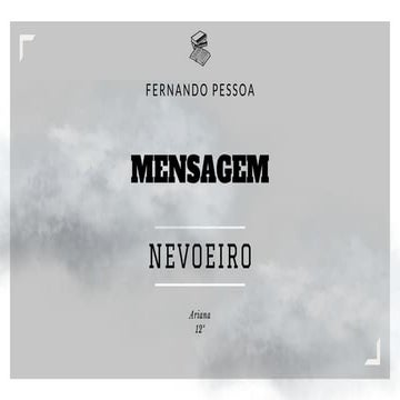 Portugal como nevoeiro | PPT