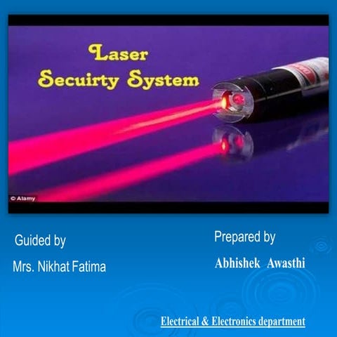 Laser security system | PPTX