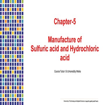 Lecture 19- Manufacturing of Hydrochloric acid from hydrogen and ...