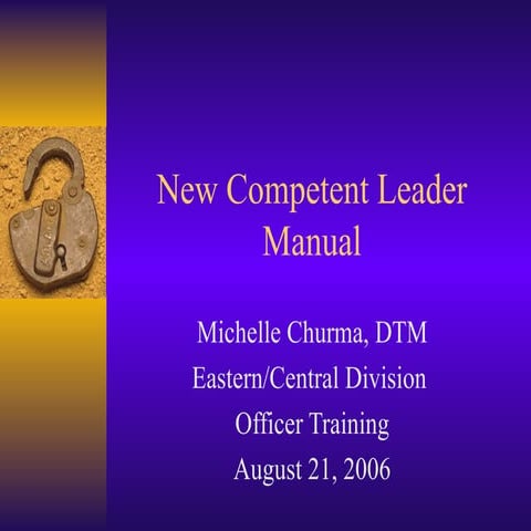 New CL Manual | PPT