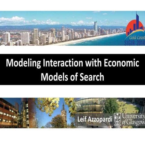 Modelling Search Interaction with Economic Models | PPT