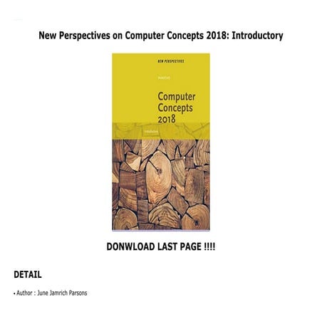 New Perspectives on Computer Concepts 2018: Introductory | PDF