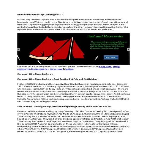 New piranta-green digi-cam stag part - ii | DOCX | Home Appliances ...