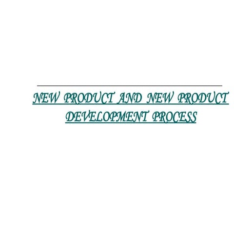 New product development process | PPTX