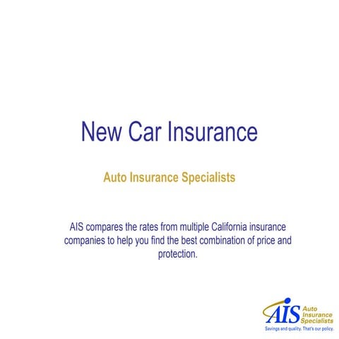 New Vehicle Insurance | PPT