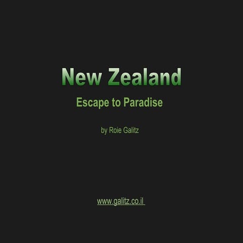New Zealand Roie Galitz | PPT