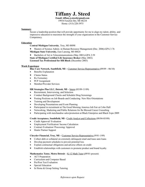 Nancy Land Resume | PDF