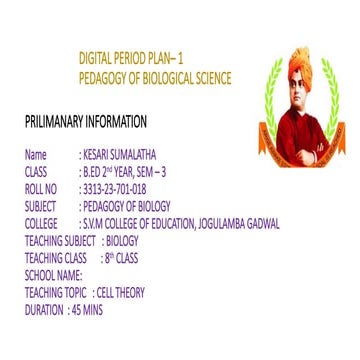 biology paper presentation for biology referance | PPTX