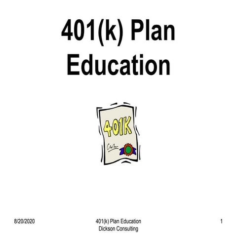 401k Education | PPT
