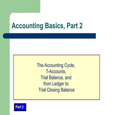 New accountingbasicspart2 | PPT