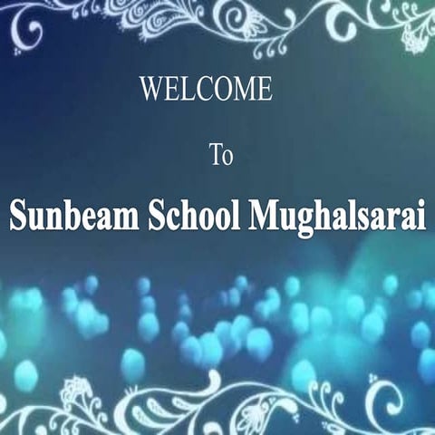 Sunbeam School Mughalsarai,varanasi | PPT