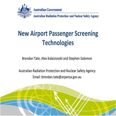 New airport passenger screening technologies tate | PDF | Australia and ...