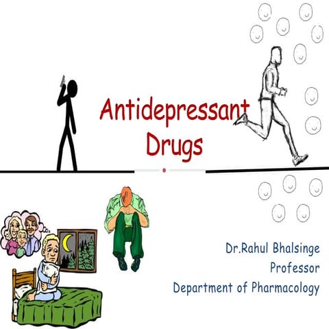 New Antidepressant Dr.Rahul.pptx | Brain and Nervous System Disorders ...