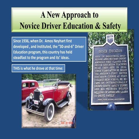 A New Approach to Driver Education | PPT