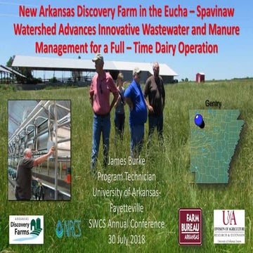 New arkansas discovery farm in the eucha spavinaw watershed | PPTX ...
