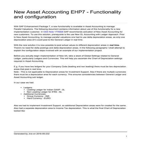 New asset accounting | PDF