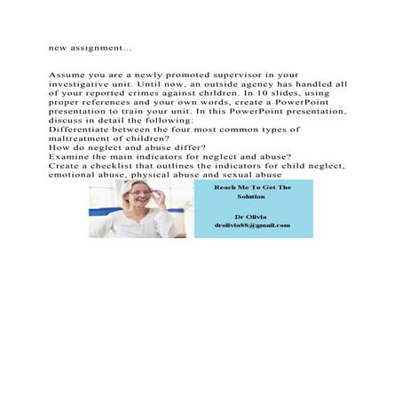 new assignment...Assume you are a newly promoted supervisor in.docx