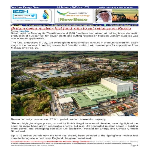 Newbase 03 January 2023 Energy News Issue 1579 By Khaled Al Awadicompressedpdf 
