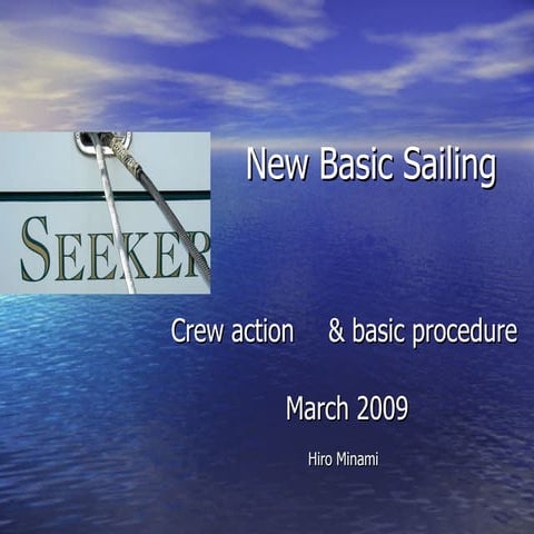 New Basic Sailng1.0 | PPT
