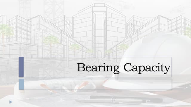 Geotechnical Engineering-II [Lec #19: General Bearing Capacity Equation ...