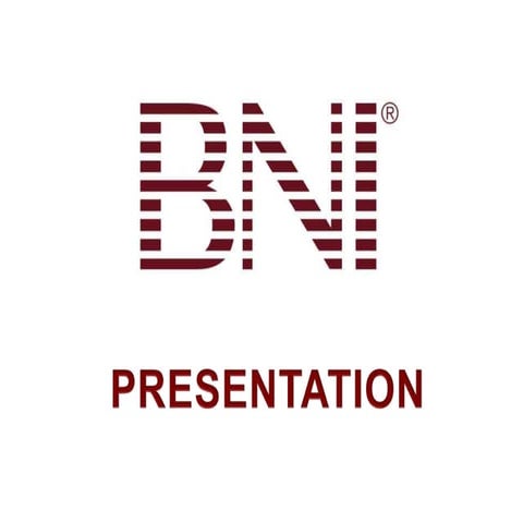 New Bni Presentation | PPT