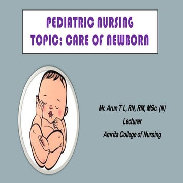Newborn, both normal and abnormal neonatology, including high risk new ...