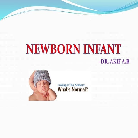 Newborn infant | PPT