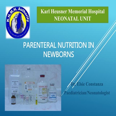 Pediatric Parenteral Nutrition | PPT