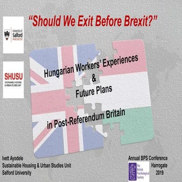 Brexit Cause and Consequence | PPTX