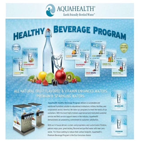 healthy beverage presentation | PPTX